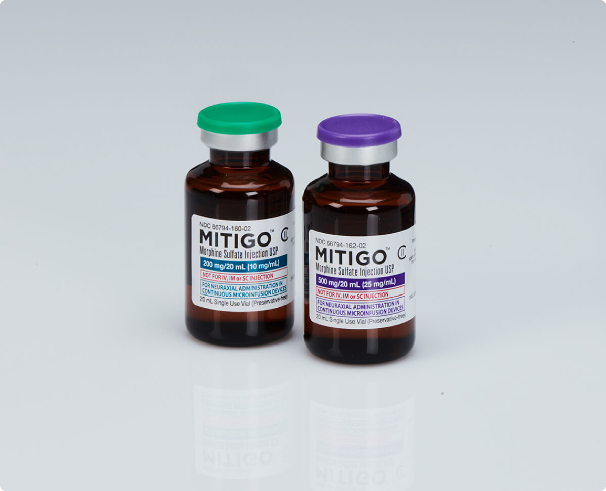 Why Choose MITIGO™ - Morphine Sulfate Injection | MITIGO™